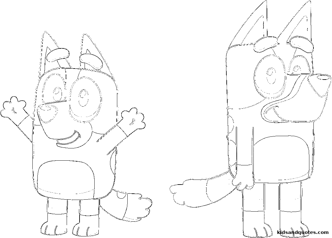 11 Bluey and Bingo coloring pages (perfect for screen-free fun) - Kids ...