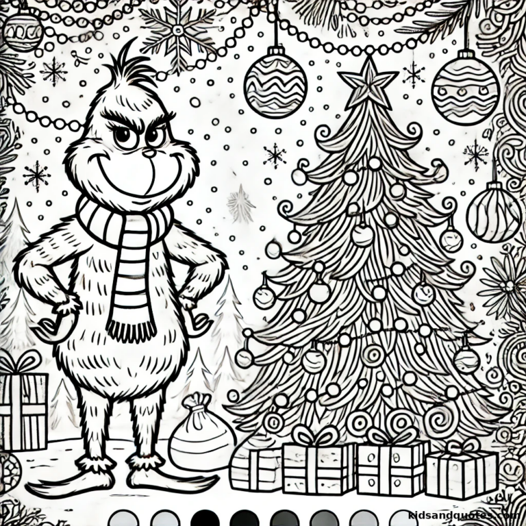 25 Grinch coloring pages: Free printables with fun themes and poses ...