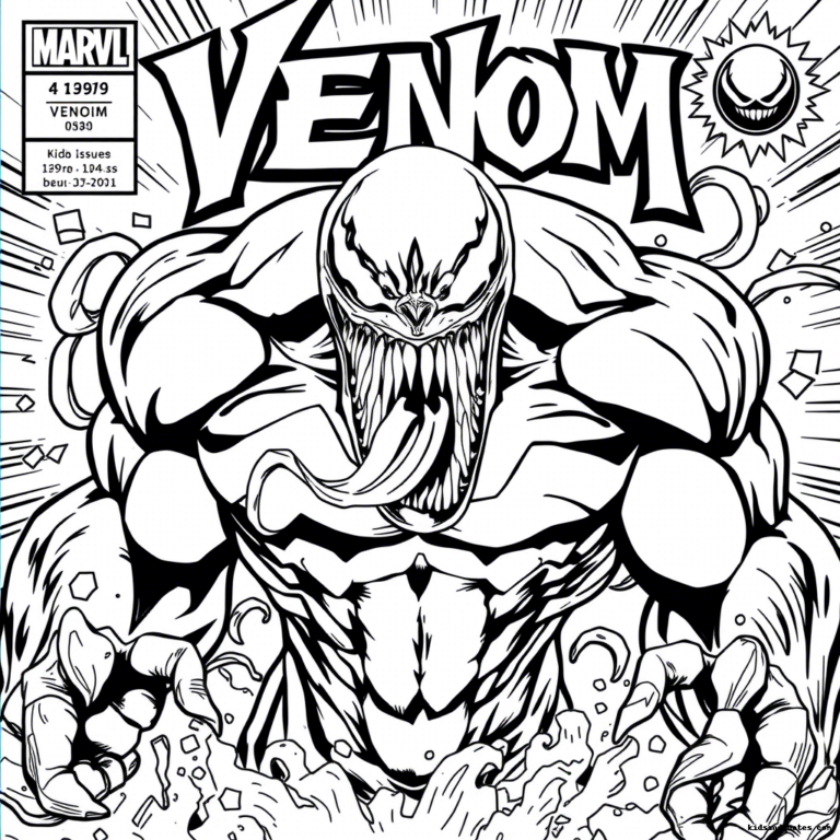 50+ Cool venom coloring pages you can't resist coloring! - Kids ...