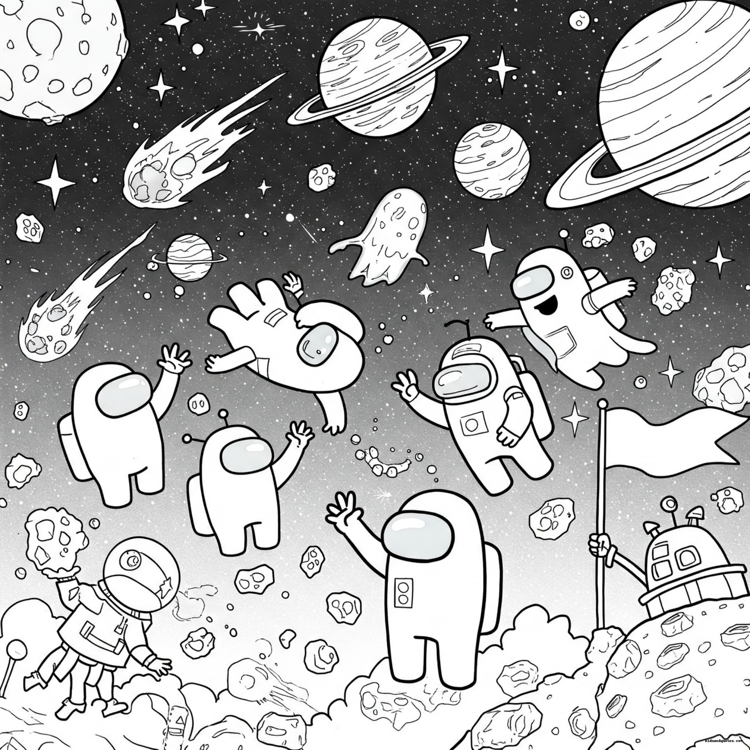 11 Among Us coloring pages every fan needs! (free to download) - Kids ...