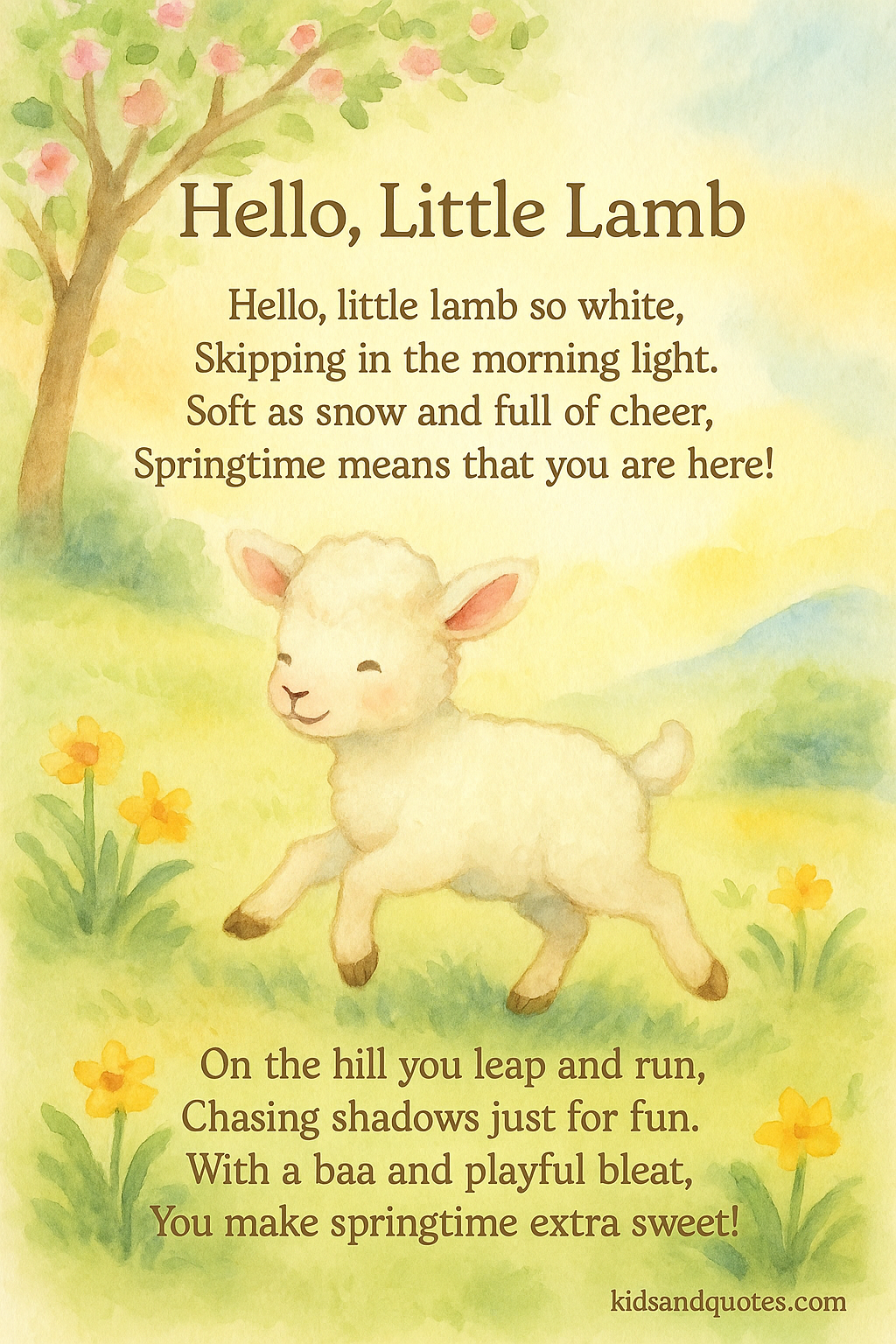 9 Easy-to-Memorize, 8-Line Poems (each with beautiful illustrations ...