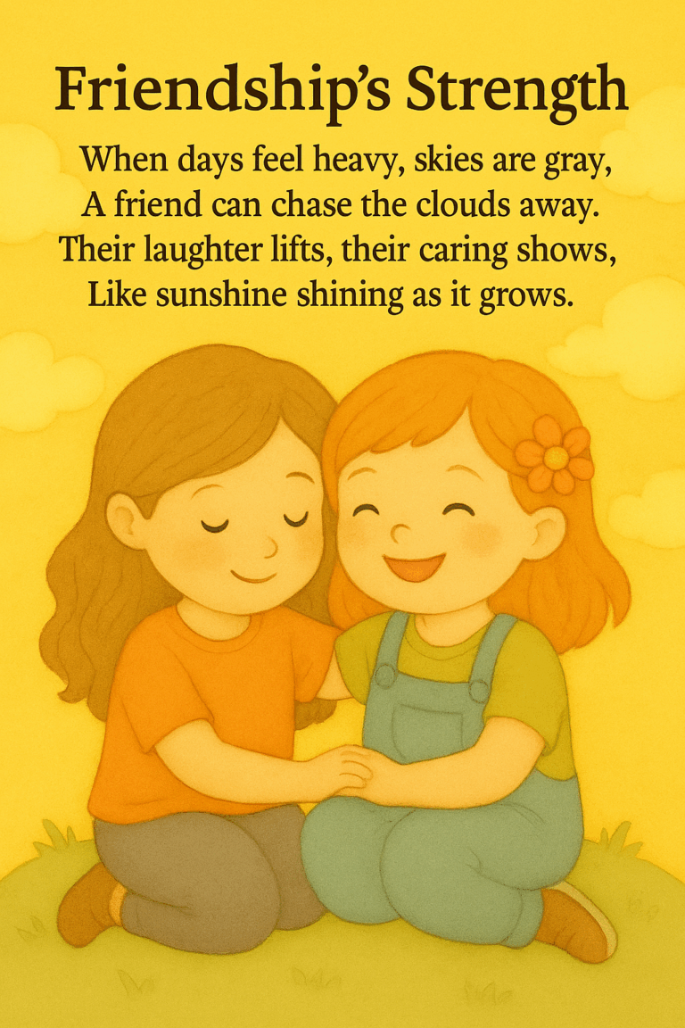 9 Short and easy poems to memorize (4-lines): Feelings & Friendships ...