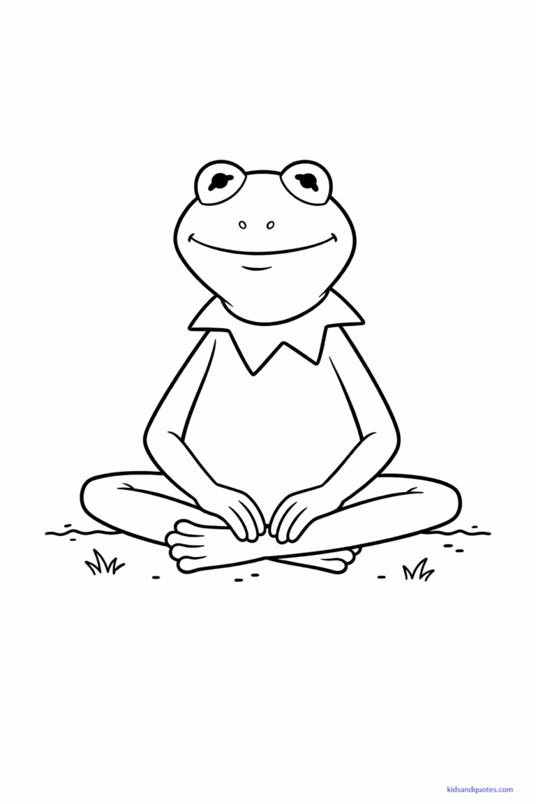 11 Kermit the Frog Coloring Pages: Meet Everyone's Favorite Green Frog ...
