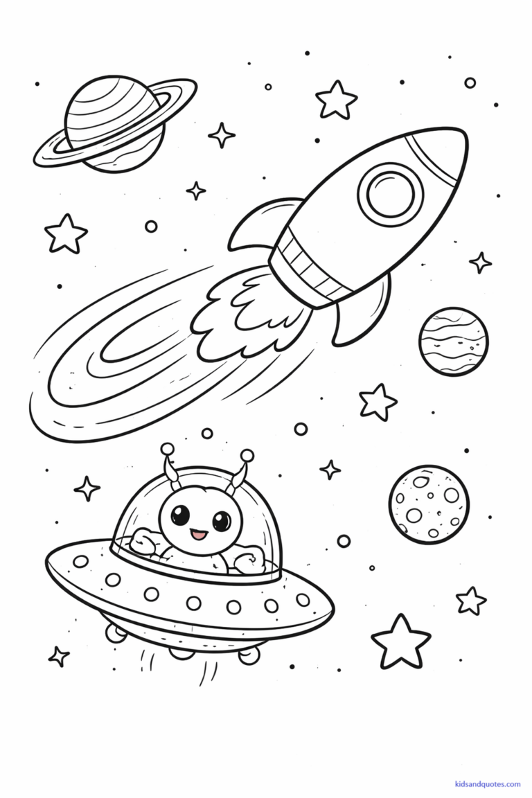 11 Rocket Coloring Pages Kids Go Crazy For - Kids & Quotes - Kids ...