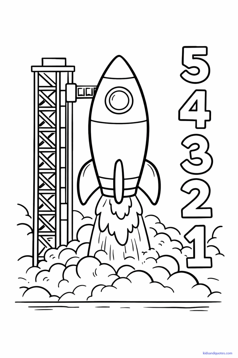 11 Rocket Coloring Pages Kids Go Crazy For - Kids & Quotes - Kids ...