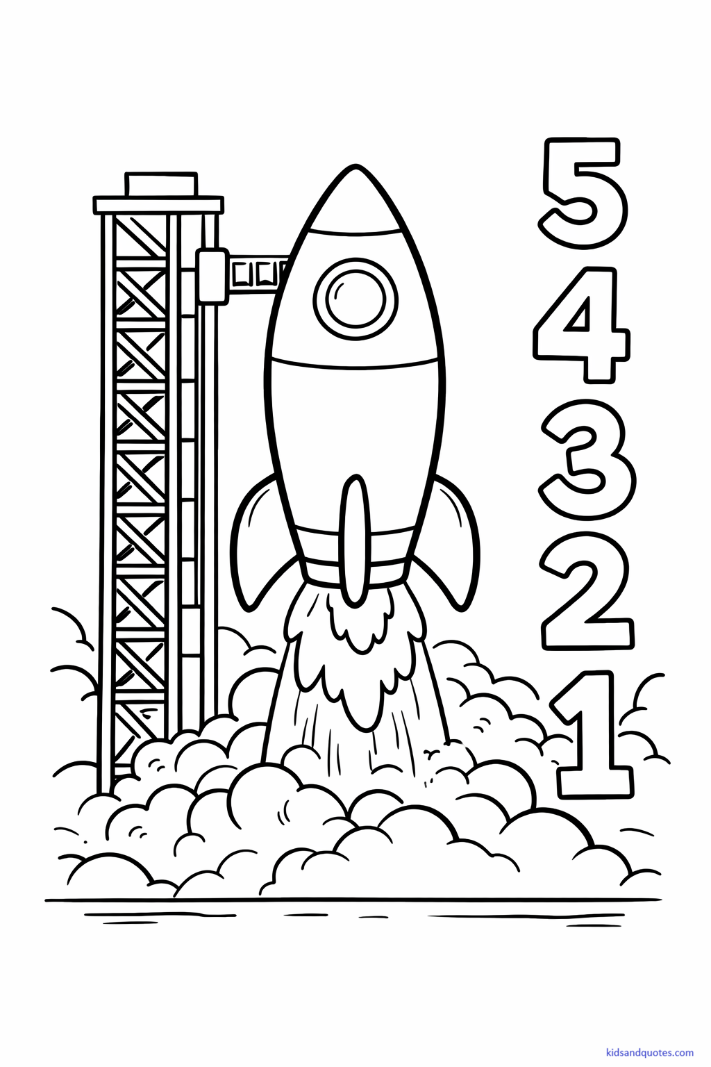 11 Rocket Coloring Pages Kids Go Crazy For - Kids & Quotes - Kids ...
