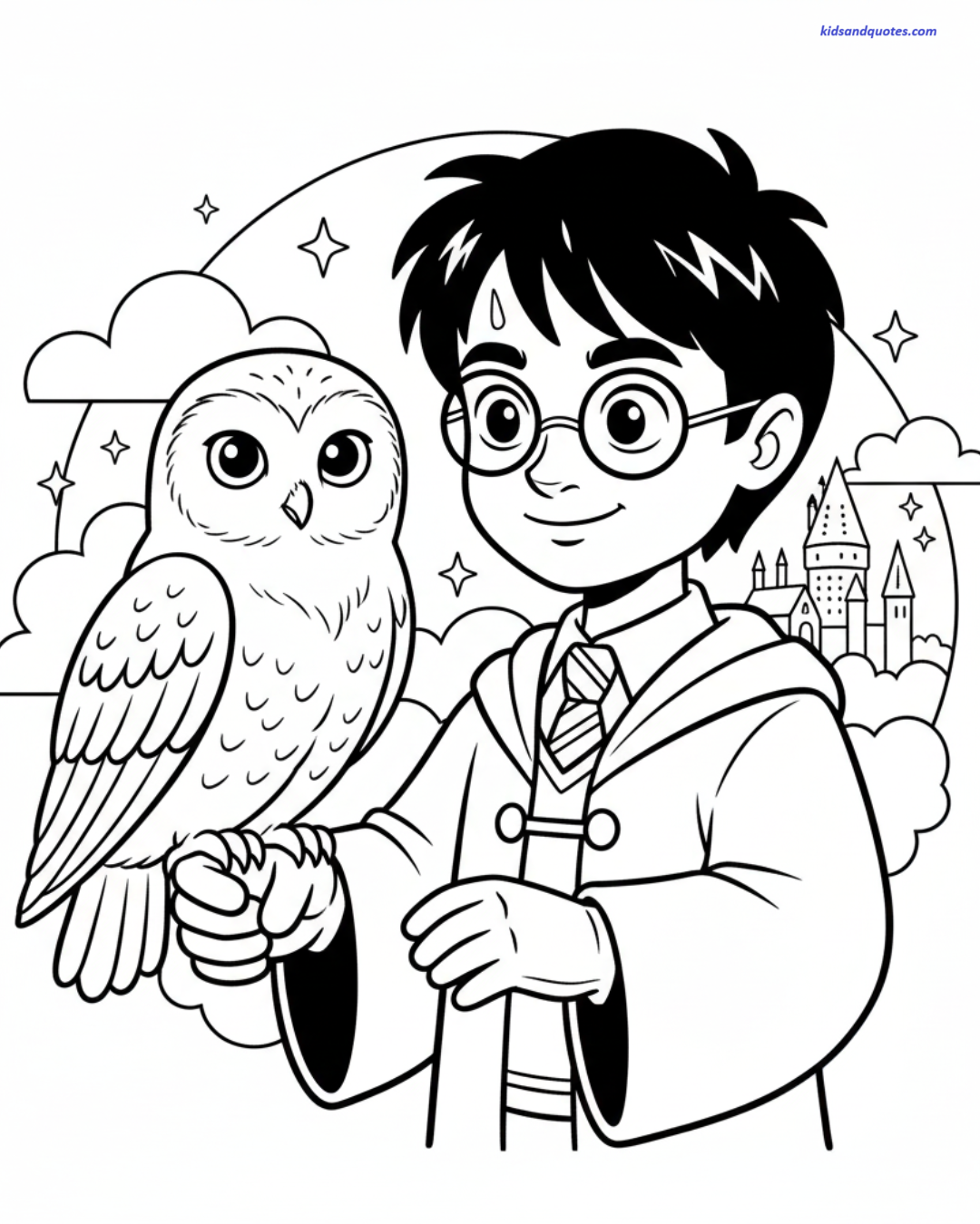 40 Harry Potter Coloring Pages that are Pure Magic (free printable PDFs ...